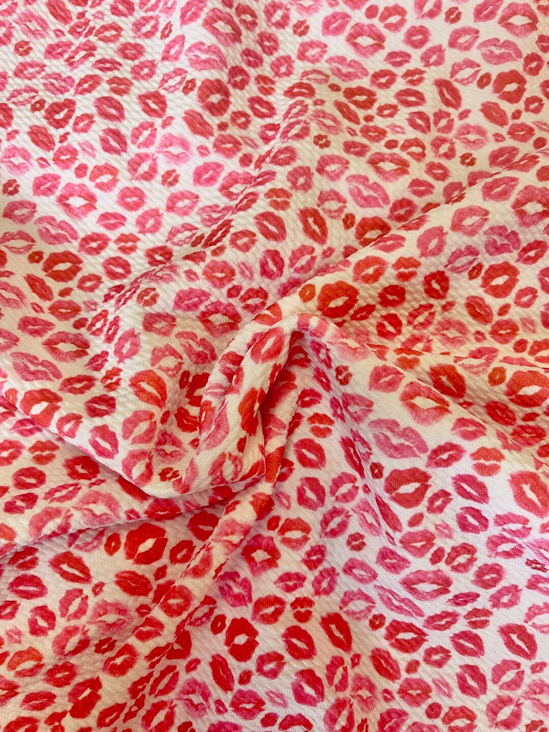 Lips. | Bullet Fabric L RTS L DIY L Bows L Clothing L 4 Way Stretch L ...