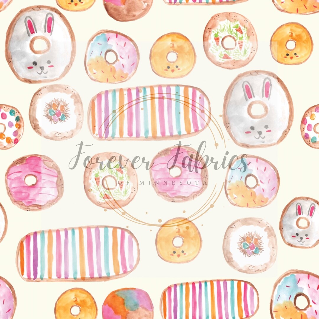Donuts | Preordered Fabric by the Yard | Bullet | DBP | Wide Rib ...