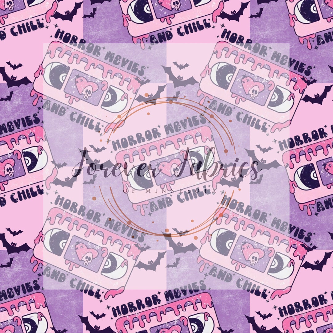 Horror Movies | Preorder Fabric by the Yard | Bullet | DBP | Wide Rib ...