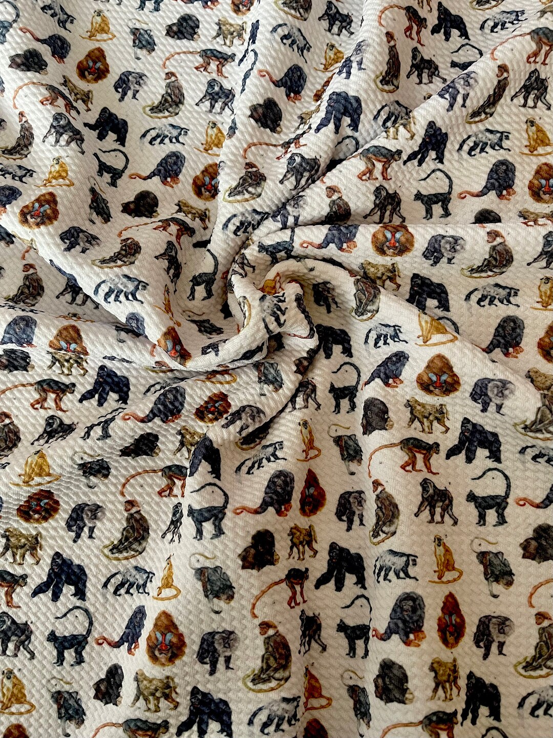 Zoo Friends Bullet Fabric Fabric Textured Fabric Bows Clothing Fast ...