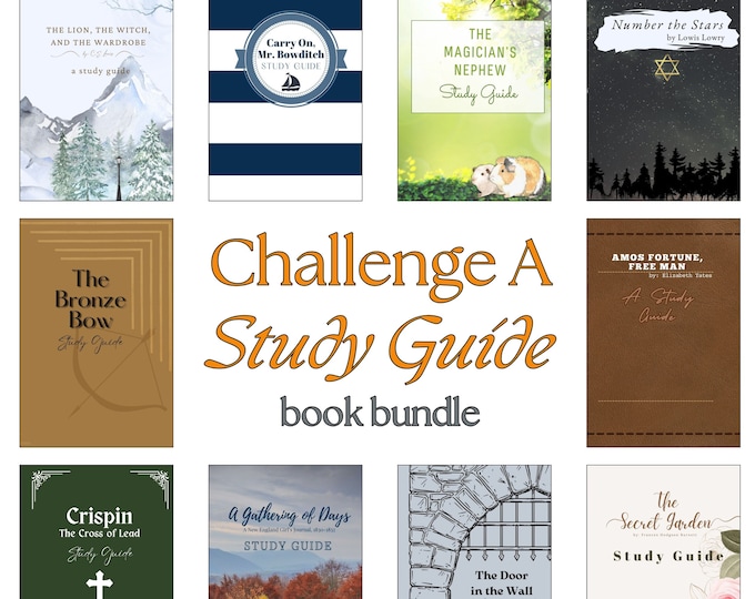 Literature Study Guides - Classical Conversations Challenge A Bundle - Etsy