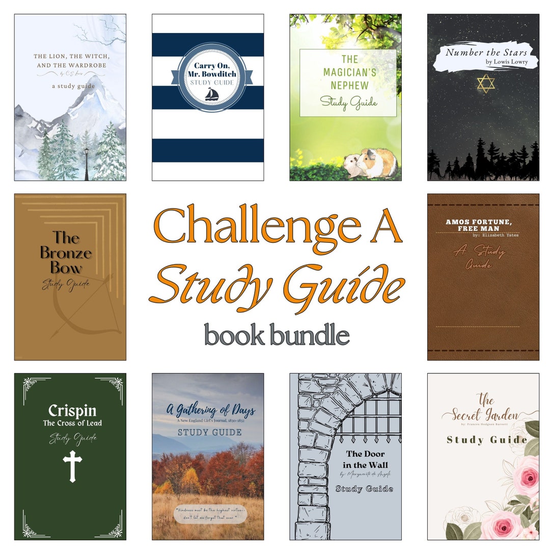 Literature Study Guides - Classical Conversations Challenge A Bundle - Etsy