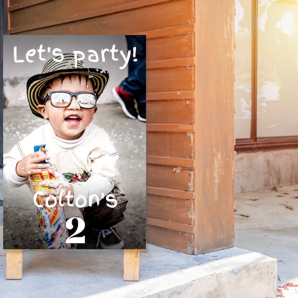 Custom Poster Size Birthday Party Welcome Sign - Etsy