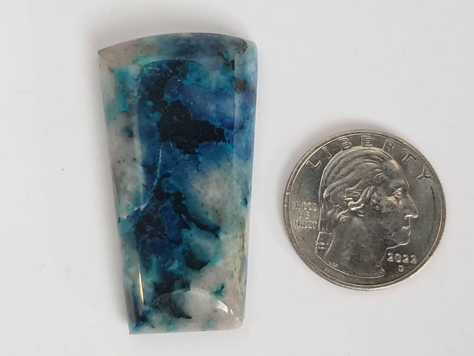 Keystone Copper Stained Quartz Crystal Cabachon - Etsy