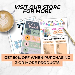 Pastel Classroom Table Labels, Group Signs, Table Numbers Pack, Group ...