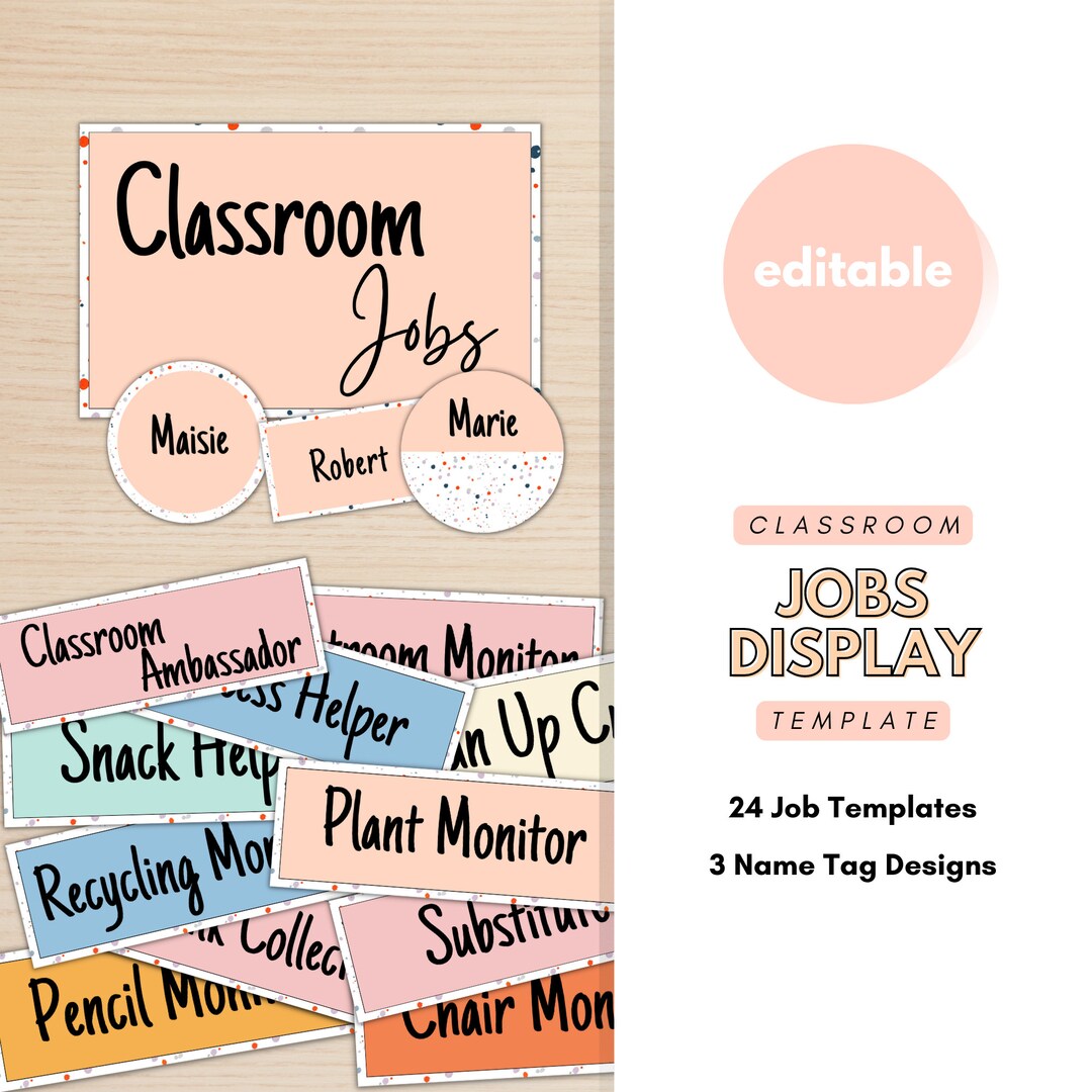 Classroom Jobs Display | Classroom Duties, Classroom Decor, Classroom ...