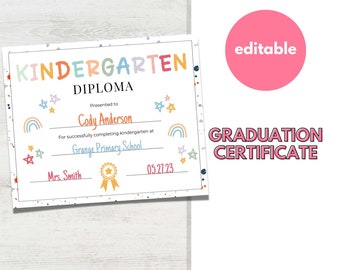 Pre-k Graduation Certificate, Graduation Diploma, Elementary School ...