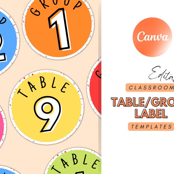 Number Signs Classroom - Etsy