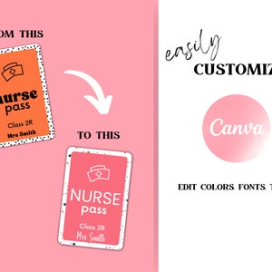 Classroom Hall Pass | Canva Templates, Passes, Bathroom, Restroom ...