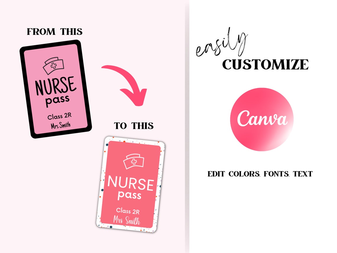 Classroom Hall Pass | Canva Templates, Passes, Bathroom, Restroom ...