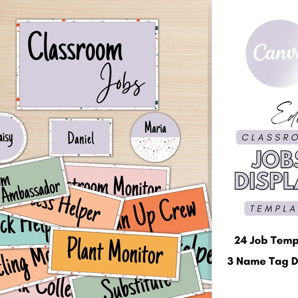 Classroom Jobs Chart - Etsy