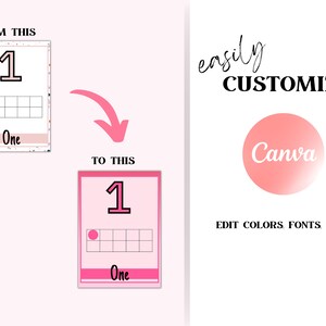 Number Posters, Math Classroom Decor, Math Poster, Classroom Number ...