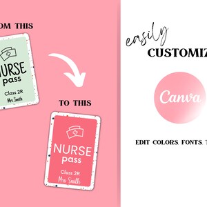 Classroom Hall Pass | Canva Templates, Passes, Bathroom, Restroom ...