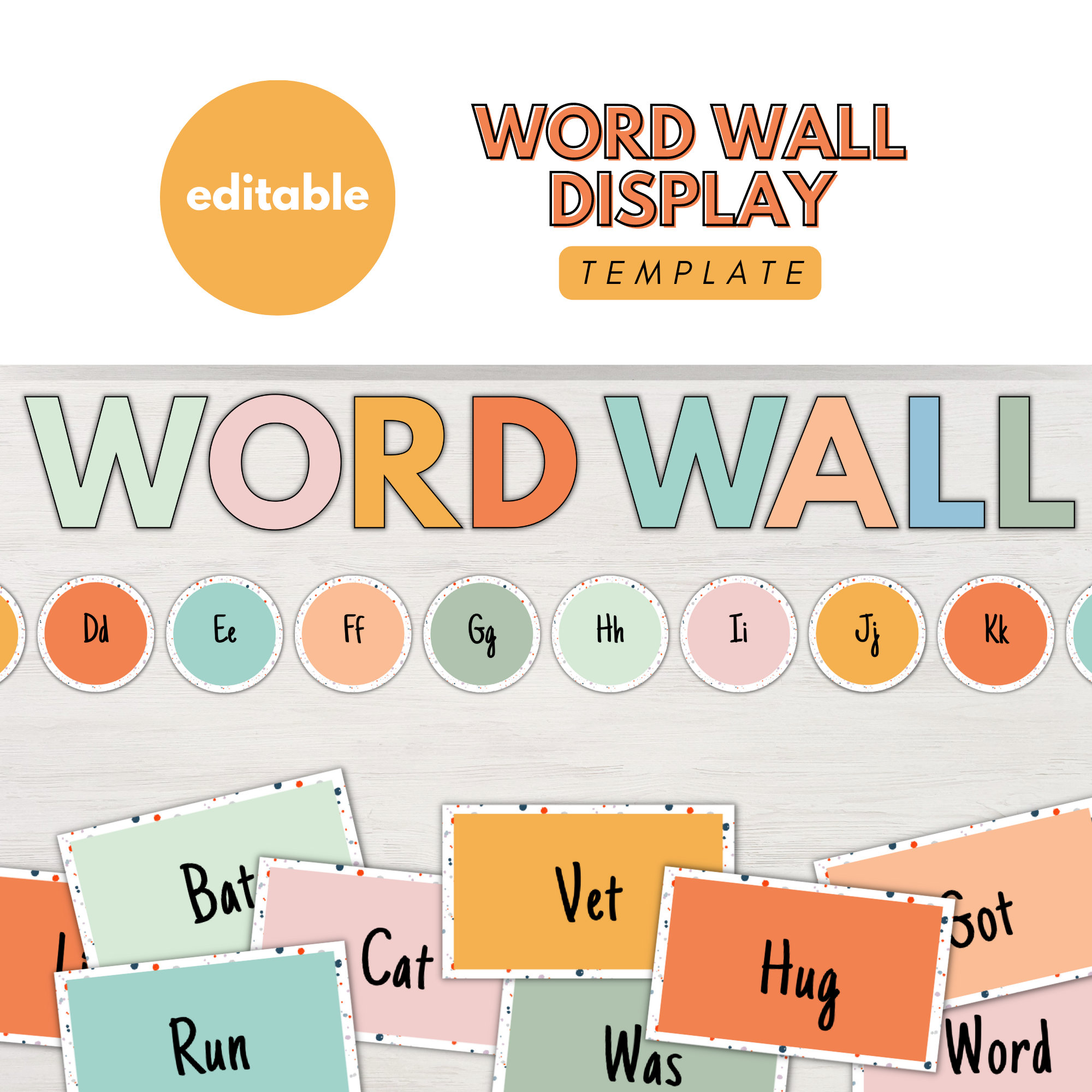 Word Wall Display | Classroom Word Display, Classroom Decor, Classroom ...