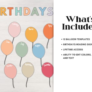 Classroom Birthday Display | Birthday Board, Classroom Birthdays ...