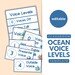 Ocean Themed Voice Level Poster Template, Voice Level Labels, Voice ...