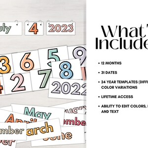 Flip Calendar | Classroom Calendar, Calendar Display, Classroom Decor ...