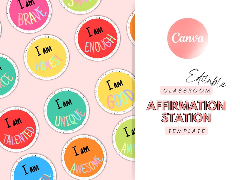 Affirmation Station Positive Affirmations Classroom Decor - Etsy