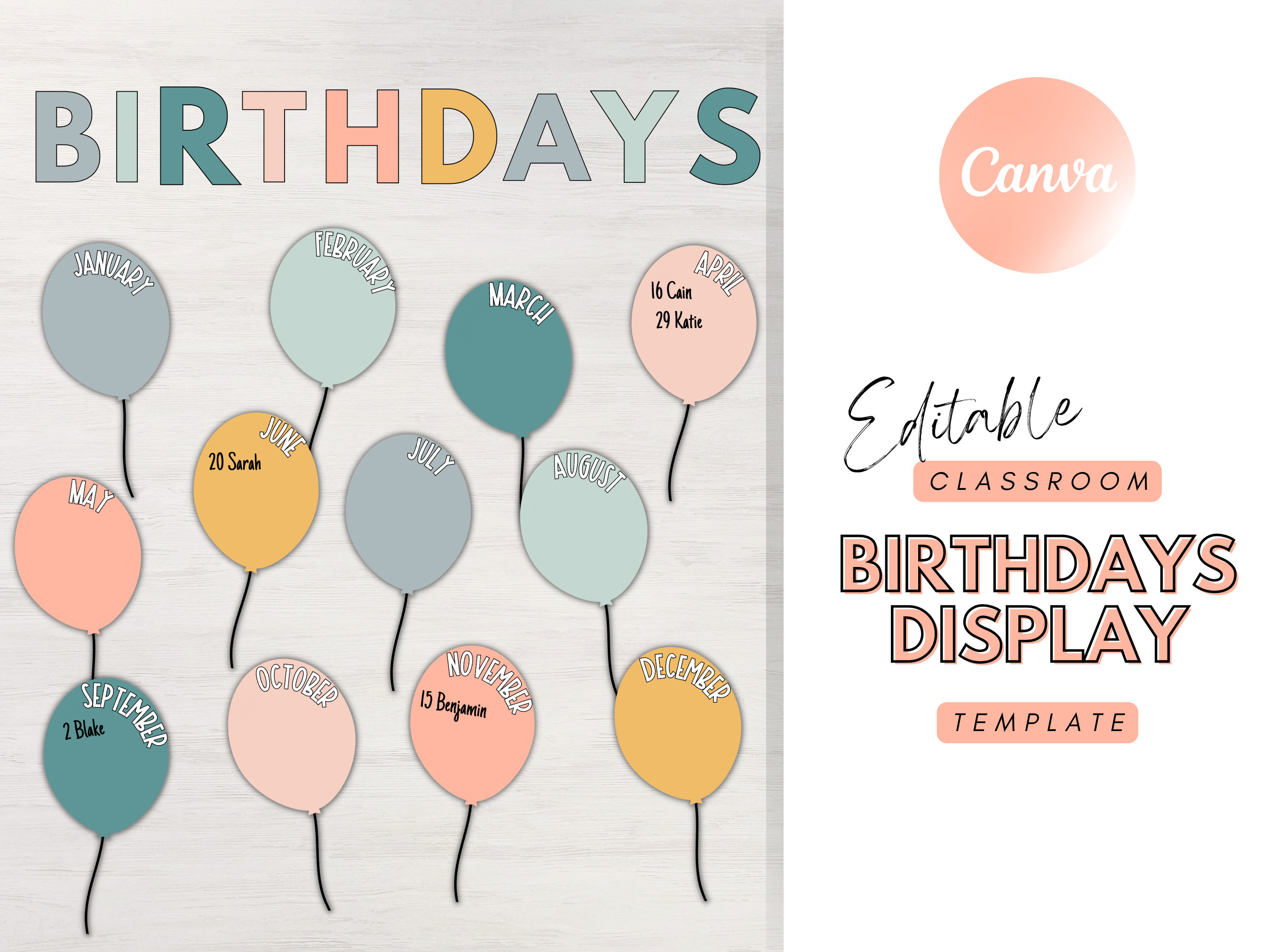 Classroom Birthday Display | Birthday Board, Classroom Birthdays ...