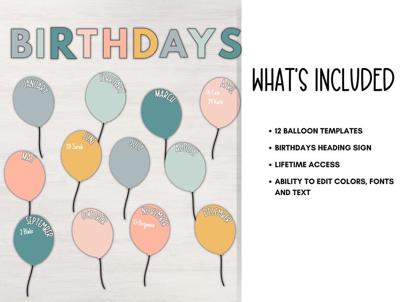 Classroom Birthday Display | Birthday Board, Classroom Birthdays ...