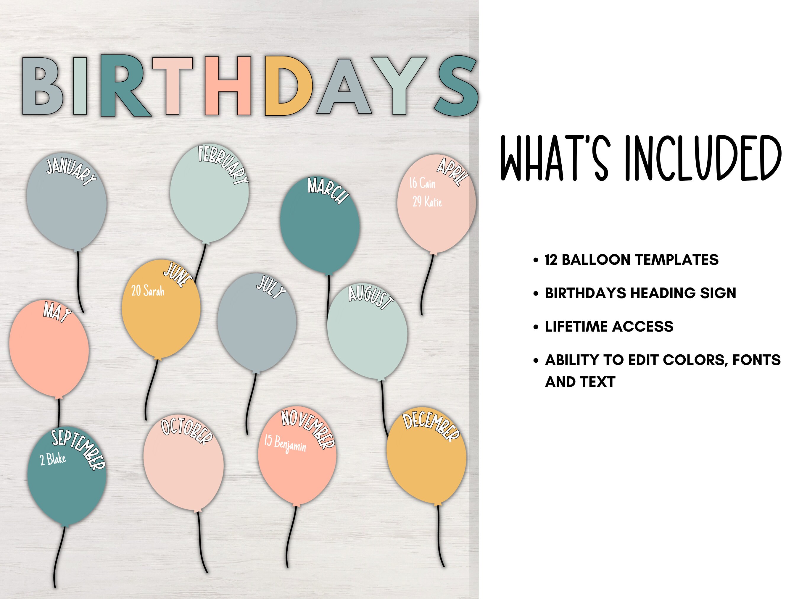 Classroom Birthday Display | Birthday Board, Classroom Birthdays ...