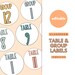 Classroom Table Labels, Group Signs, Table Numbers Pack, Group Number ...