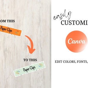 Stationery Labels | Rolling Cart Labels, Trolley Labels, Classroom ...