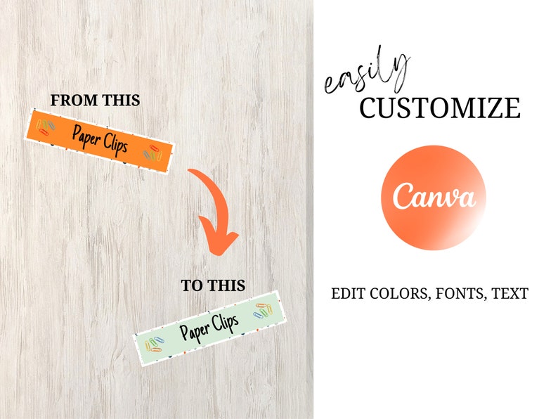 Stationery Labels | Rolling Cart Labels, Trolley Labels, Classroom ...