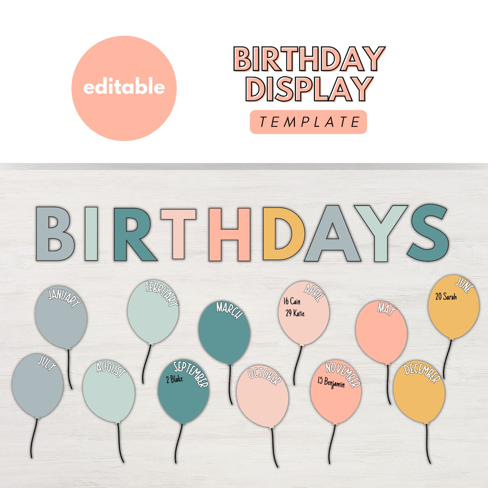 Classroom Birthday Display | Birthday Board, Classroom Birthdays ...
