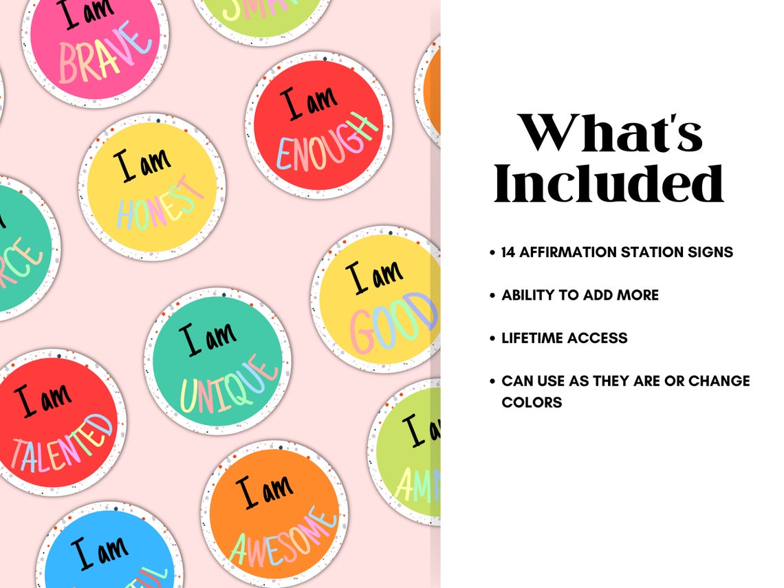 Affirmation Station, Positive Affirmations, Classroom Decor, Classroom ...