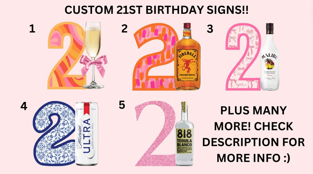 21st Birthday Sign Digital Download - Etsy