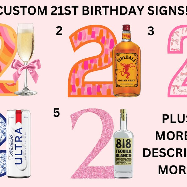 21st Birthday Sign - Etsy