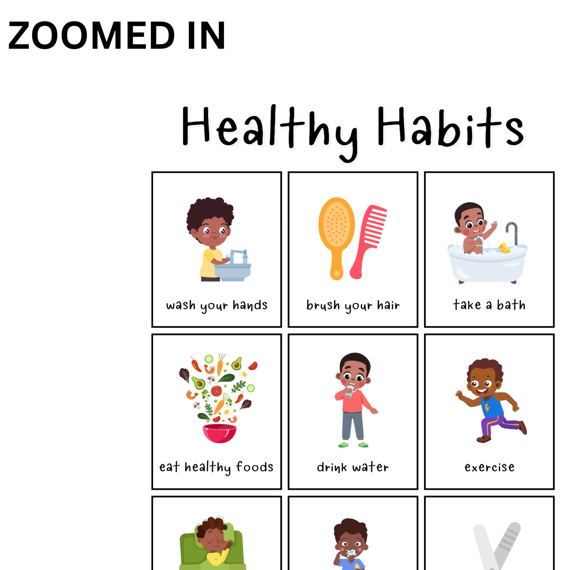 Healthy Habits Checklist, Kids Daily Routine, Daily Checklist, Chore ...