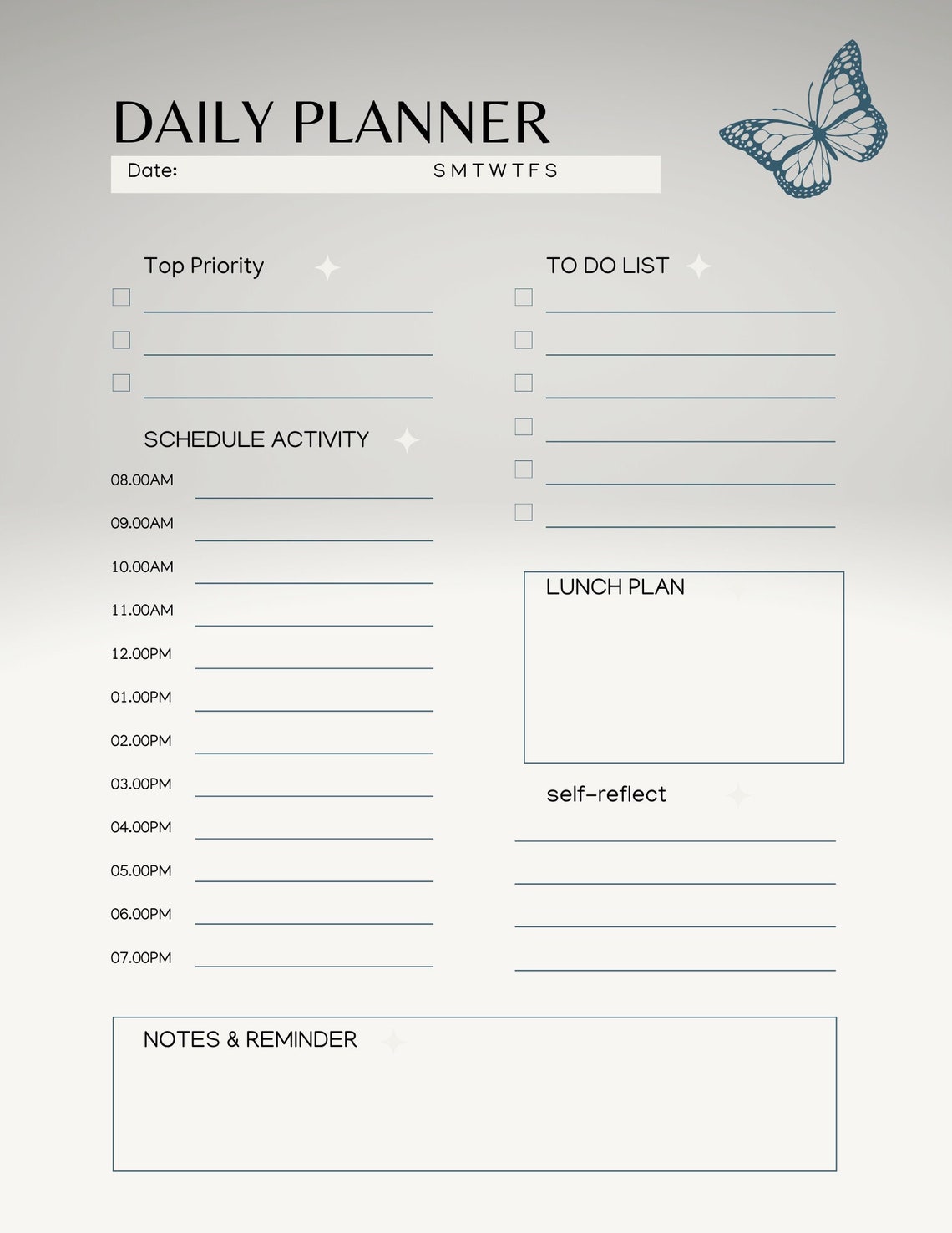 Daily Planner - Etsy