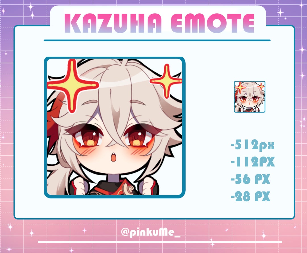 Genshin Impact Kazuha Emote / Stickers para twitch / Discord / YouTube ...