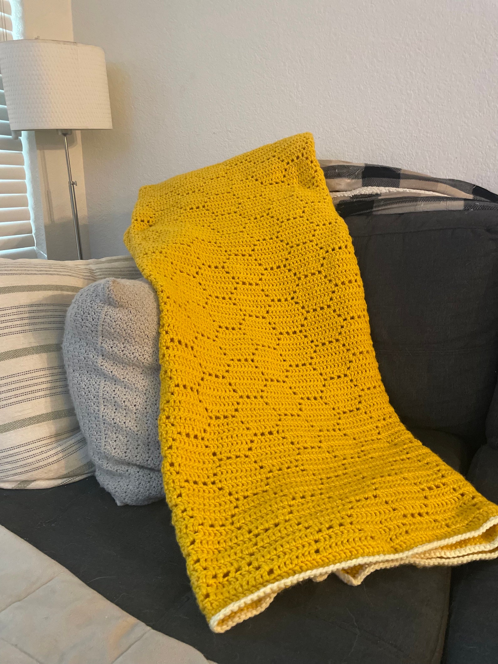 Honeycomb Blanket Crochet Pattern (pattern Only) - Etsy