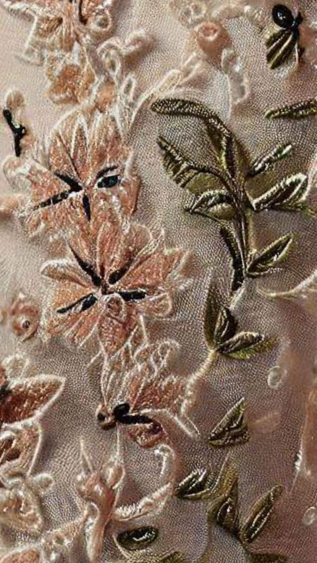 Oscar De La Renta Inspired Hand Embroidery Patch Applique Embellishment ...