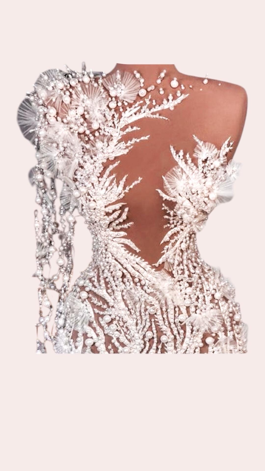 Custom Made Bridal Bodice Embroidery Embellishment Panel - Etsy