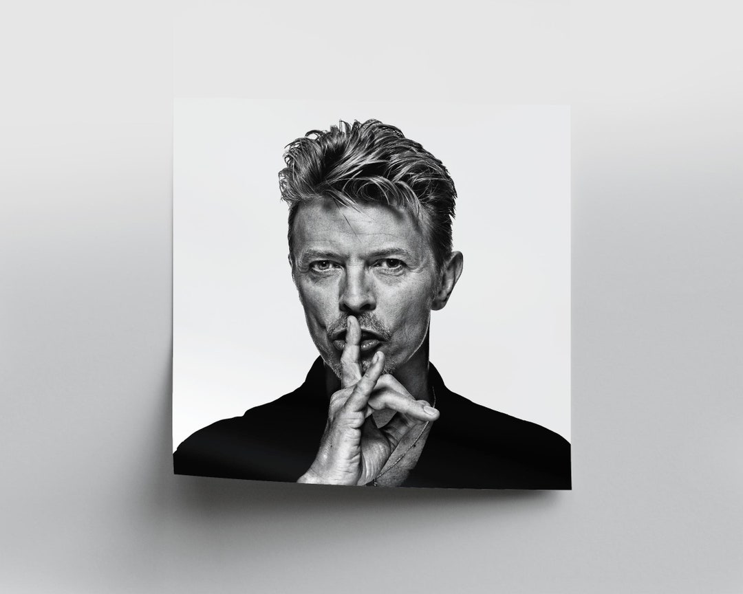 David Bowie Shush Shh Hush Print - Etsy