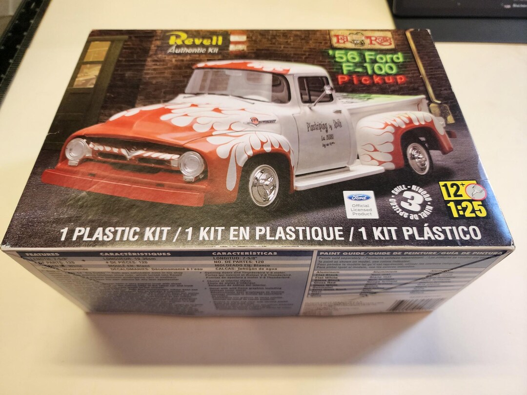Monogram 1955 Ford Pickup | Vintage 1955 Ford Model Kit – Factory ...