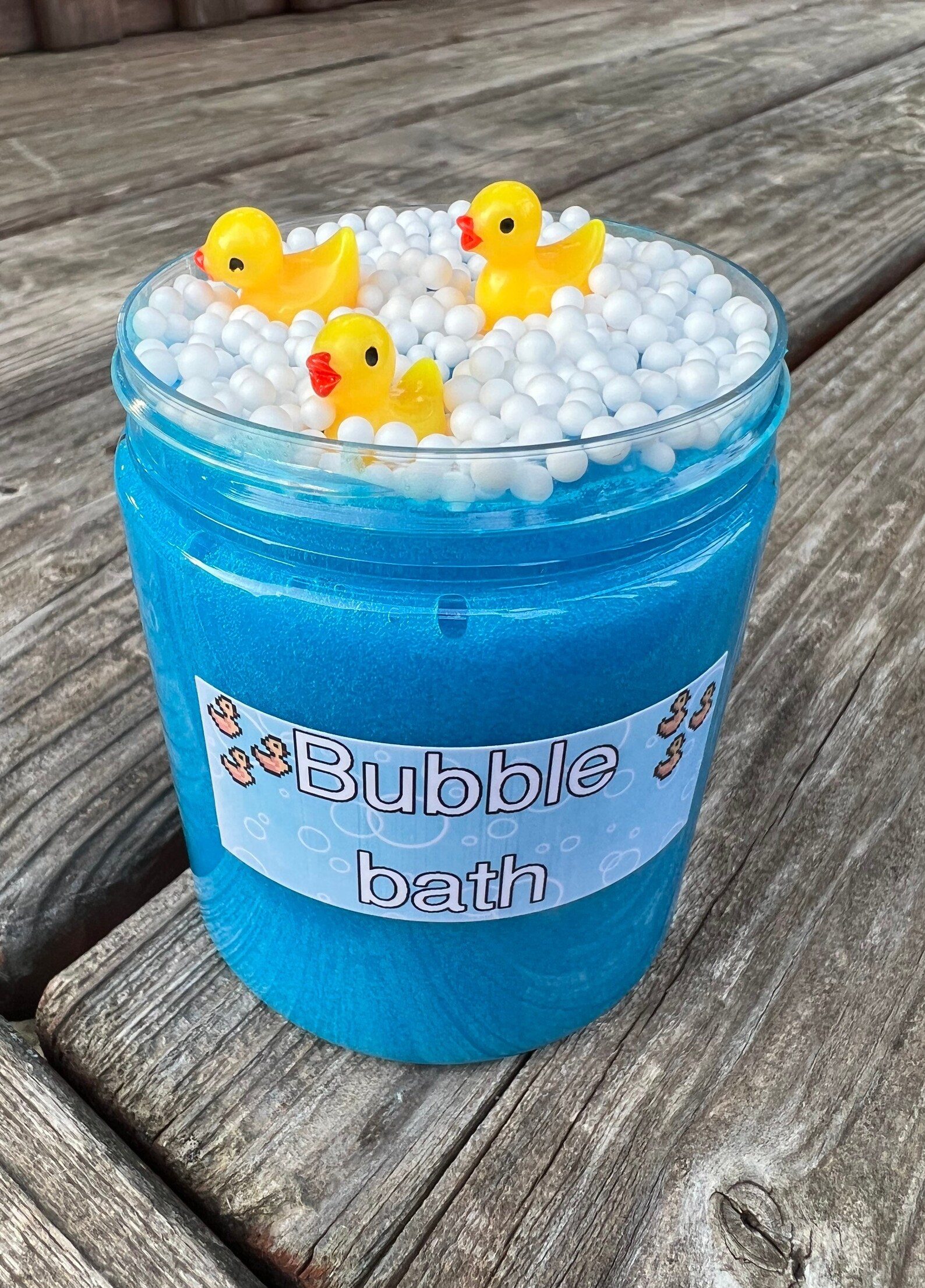 Bubble Bath Rubber Duck Ocean Breeze Scented Clear Glossy - Etsy