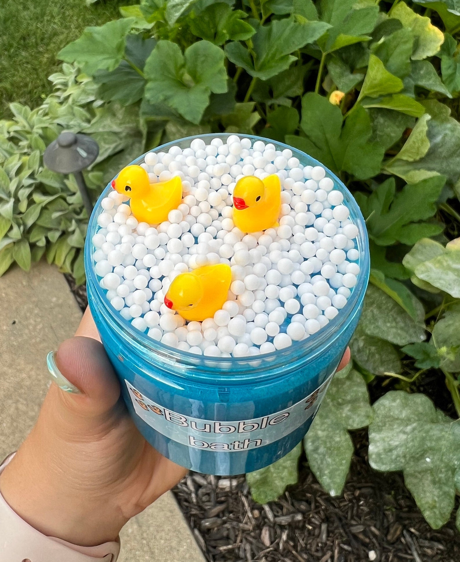 Bubble Bath Rubber Duck Ocean Breeze Scented Clear Glossy - Etsy