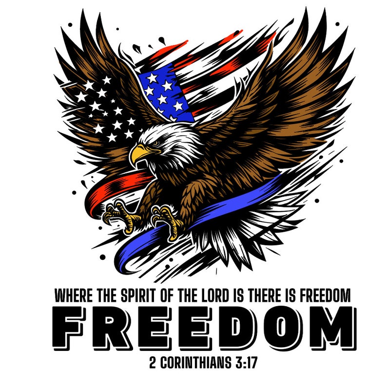 Freedom Png, Where the Spirit of the Lord, Patriotic Png, Eagle Png ...