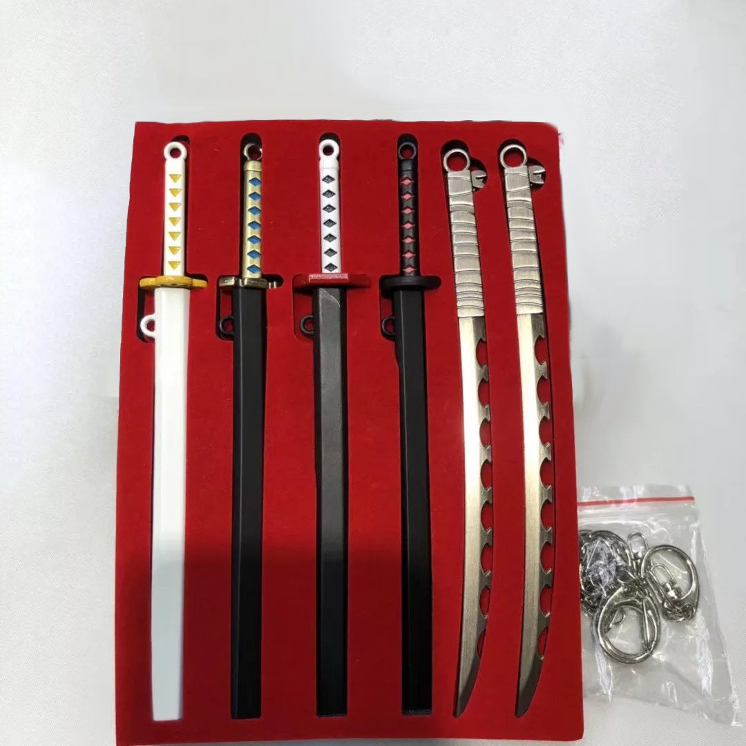 Handmade Anime Sword Box & Keychains Anime Gift for Him Her Game ...