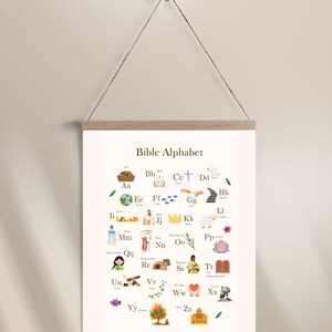 Bible Alphabet Poster | Homeschool | Christian | Preschool | Digital ...