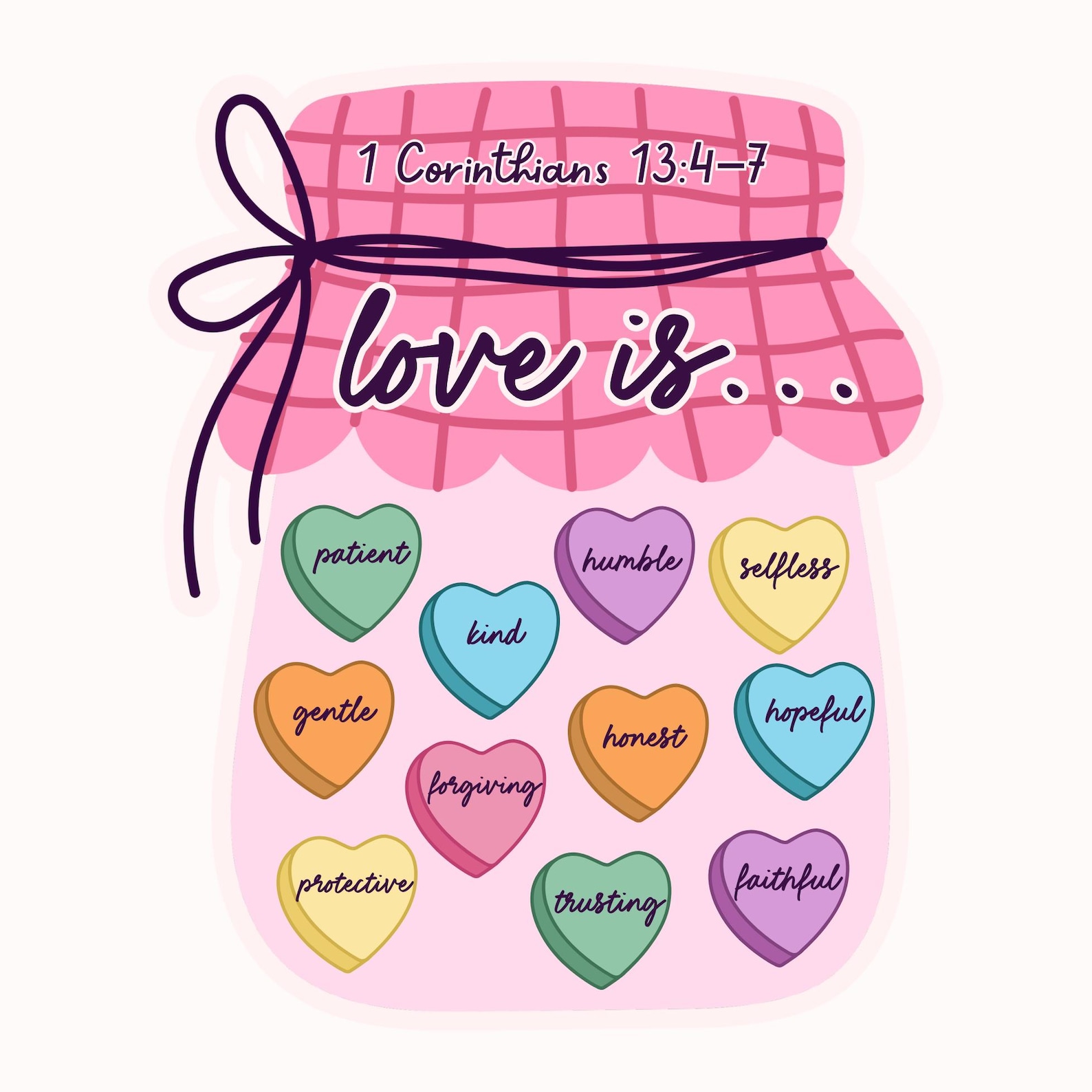 Love Jar Activity for Kids | 1 Corinthians 13 Bible Craft | Christian ...
