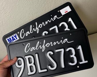 Vinyl Wrapped License Plates - Etsy