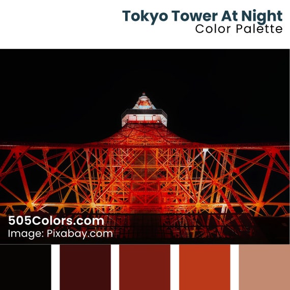 256 Color Hex Color Chart in Canva Fully Customizable - Etsy