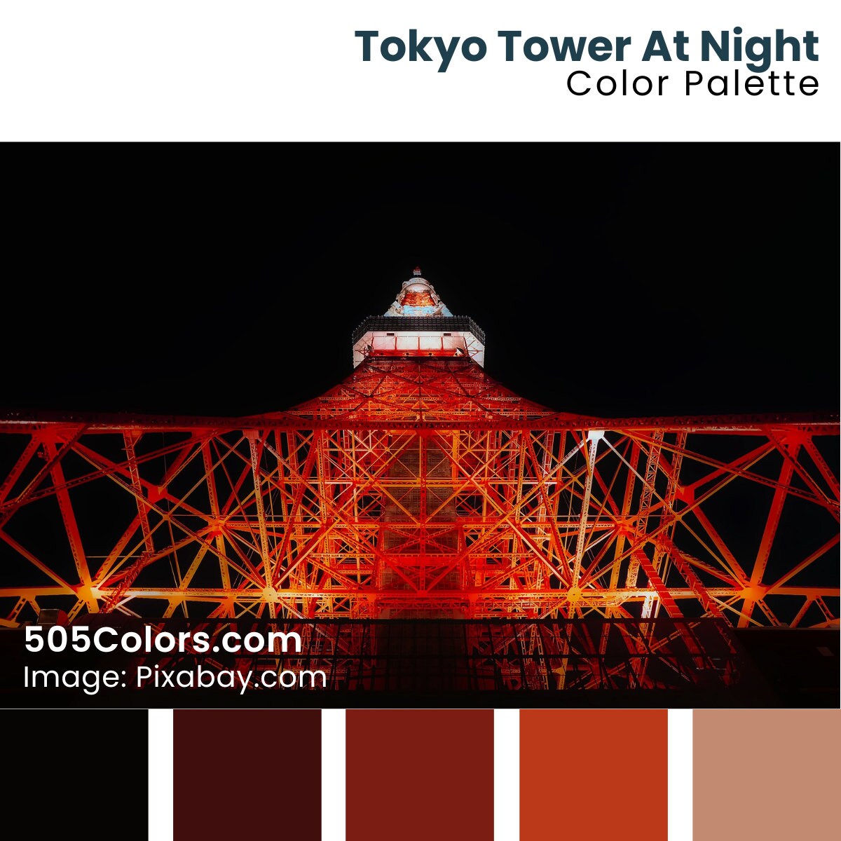 256 Color Hex Color Chart in Canva | Fully Customizable - Etsy