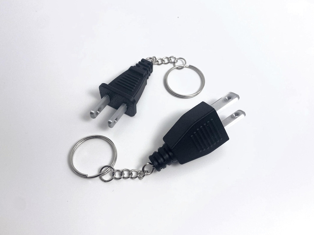 Outlet Plug Keychains 2 or 3 Prong Multi-packs - Etsy